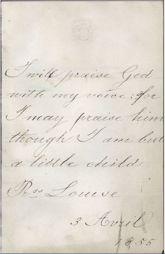 Louise or Louisa – The Princess Louise (under construction)